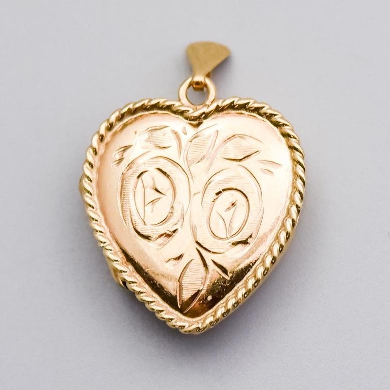 9ct Gold Heart Locket – Don Laurence Jewellery