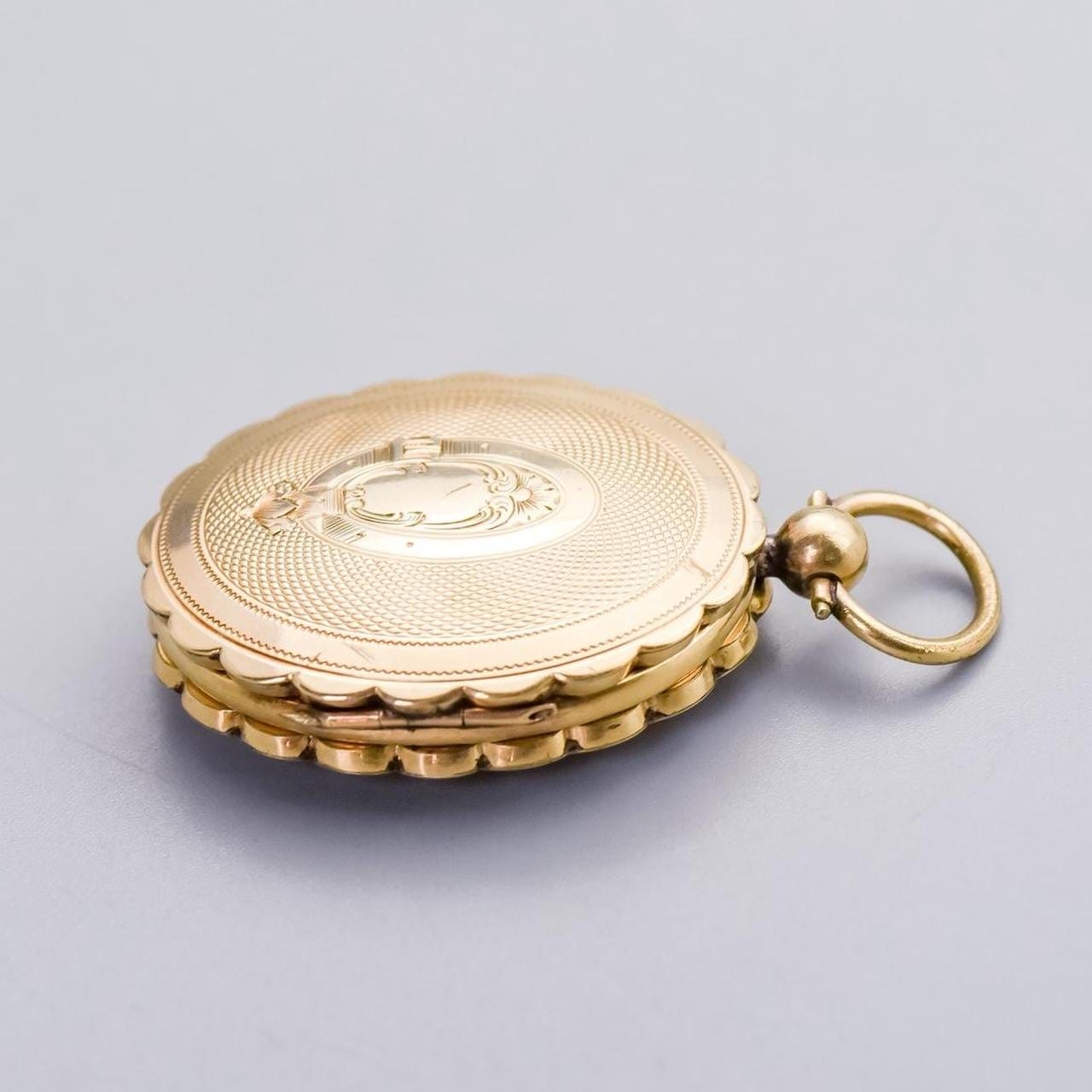 9ct Gold Antique Double Sided Locket – Don Laurence Jewellery